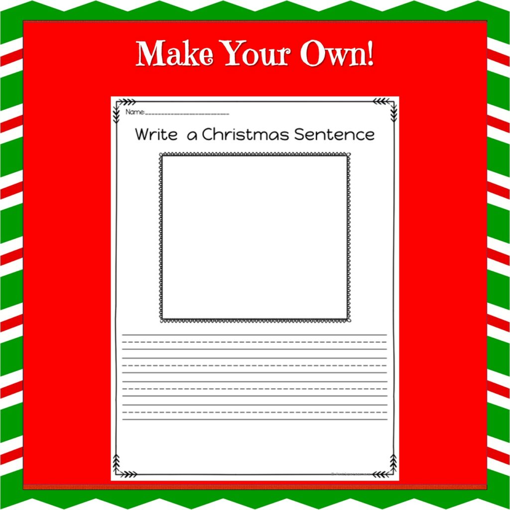 Christmas Scrambled Sentences | Cut and Paste Sentences | Writing ...