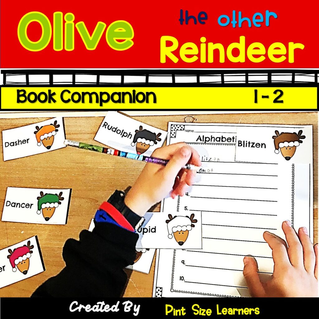 Olive the Other Reindeer Book Study | Unit Lesson Plans and Activities ...