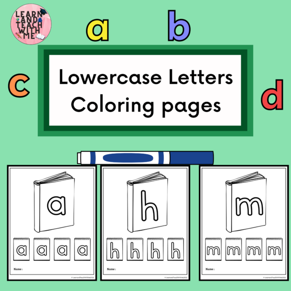 Alphabet Coloring Pages Lowercase Letters Worksheets | Made By Teachers
