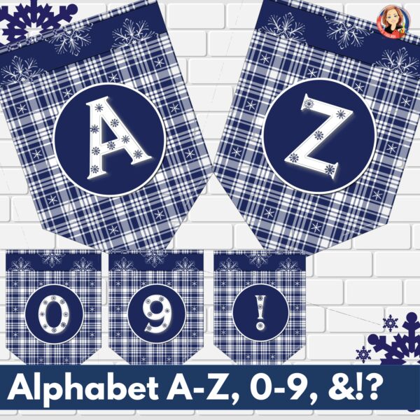 Winter Bulletin Board Banner and Party Pennants | Made By Teachers