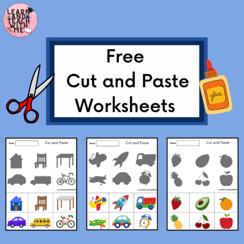 Free Cut and Paste Worksheets Fine Motor Skills | Made By Teachers