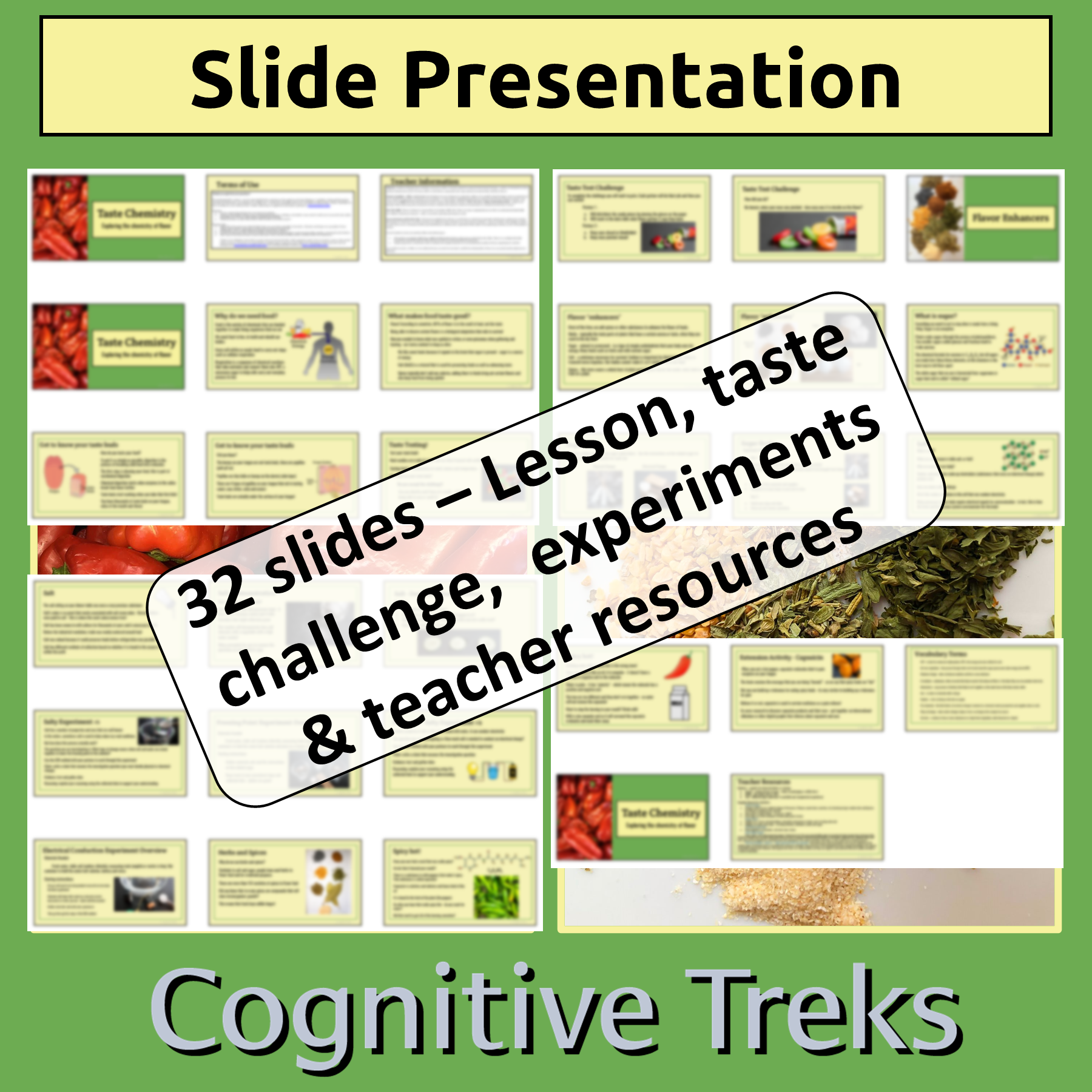 Taste Science Chemistry | CER Lab Experiments | Physical & Chemical ...