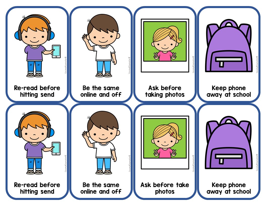 Digital Citizenship Matching Card Game | Made By Teachers