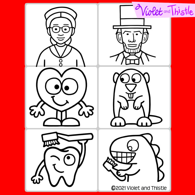 Directed Drawing Valentines Day February Presidents Groundhog Learn How ...