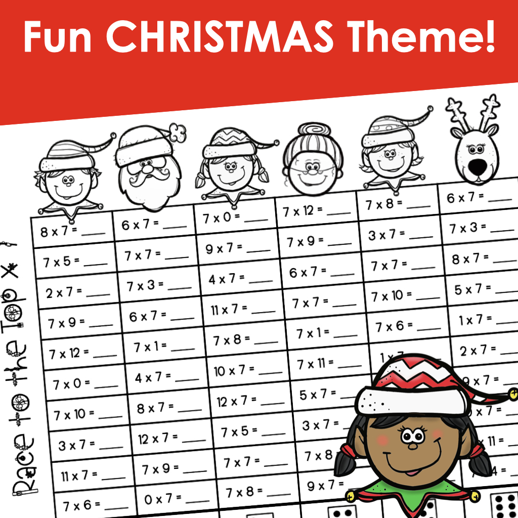 Christmas Math Games Multiplication Fact Fluency Easy Prep | Made By ...