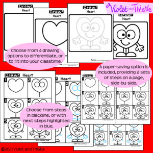 Directed Drawing Valentines Day February Presidents Groundhog Learn How ...