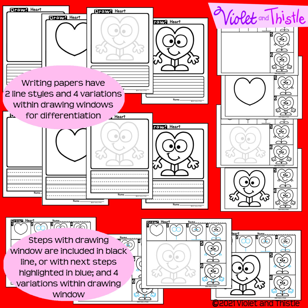 Directed Drawing Valentines Day February Presidents Groundhog Learn How ...