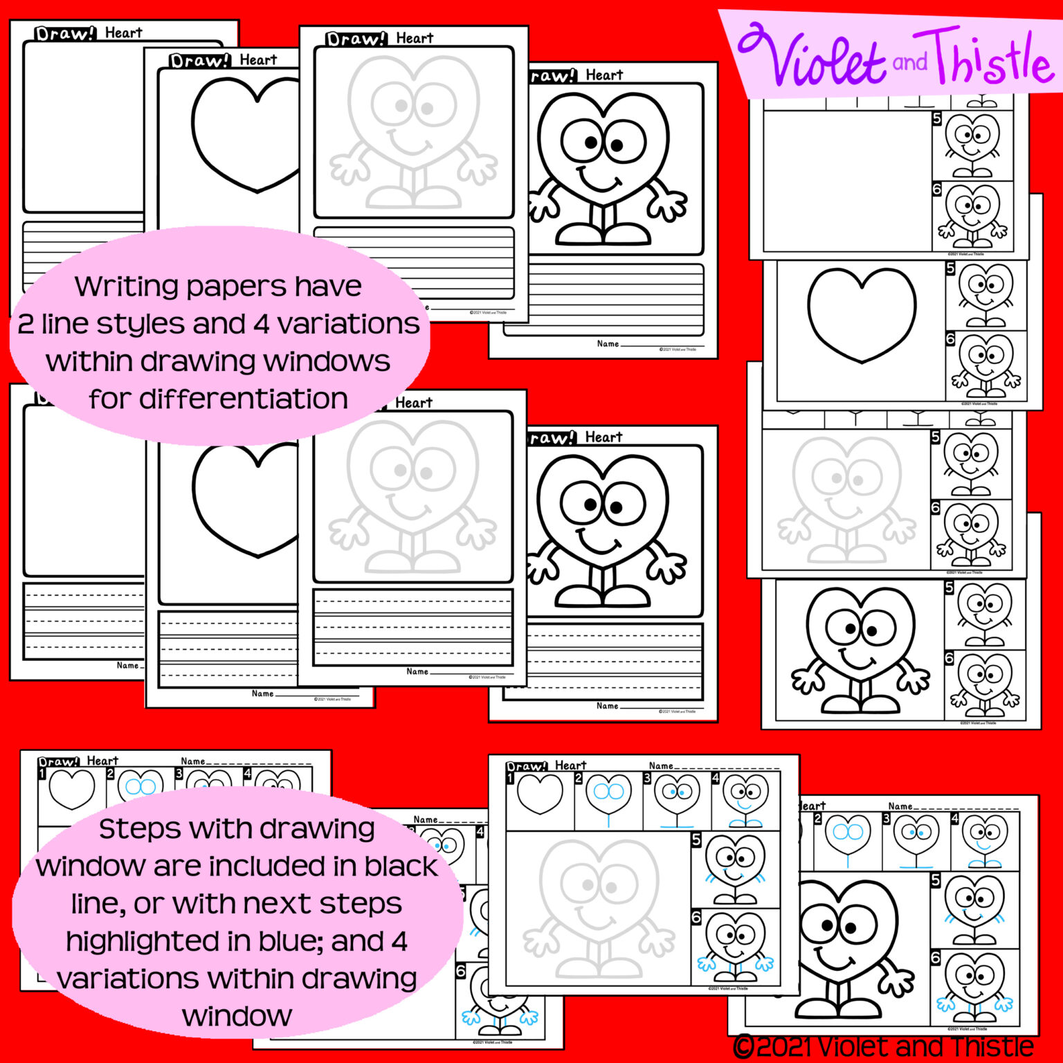 Directed Drawing Valentines Day February Presidents Groundhog Learn How ...