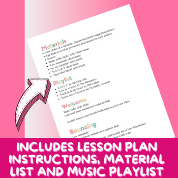 Music Lesson Plan | Valentine's Day | Movement and Musical Activities ...