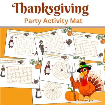 thanksgiving maze, thanksgiving colouring activity worksheets for Kids ...