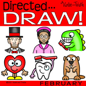 Directed Drawing BUNDLE January February December Winter Snowman Write ...