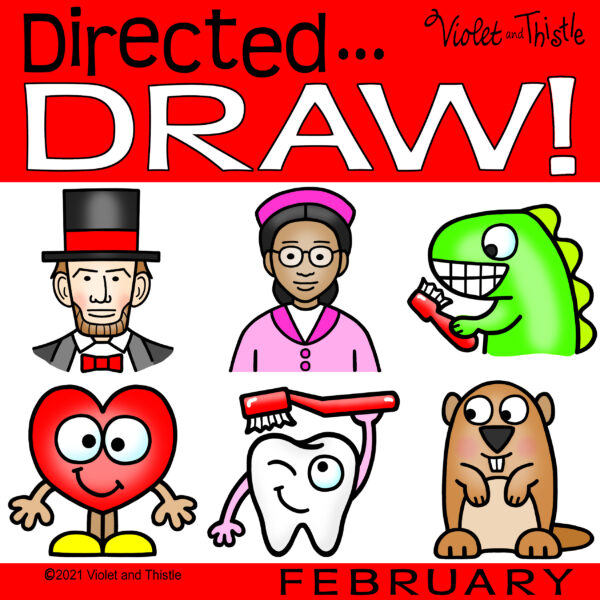 Directed Drawing BUNDLE January February December Winter Snowman Write ...