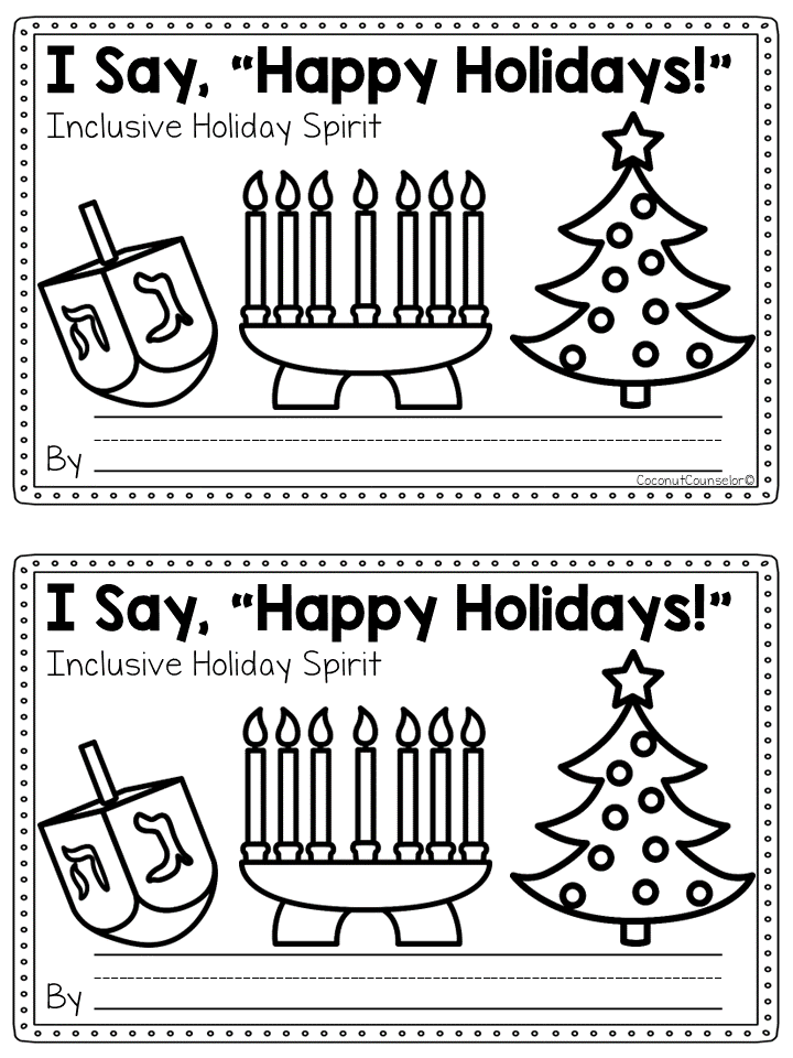 Inclusive Happy Holidays Mini-Book | Made By Teachers