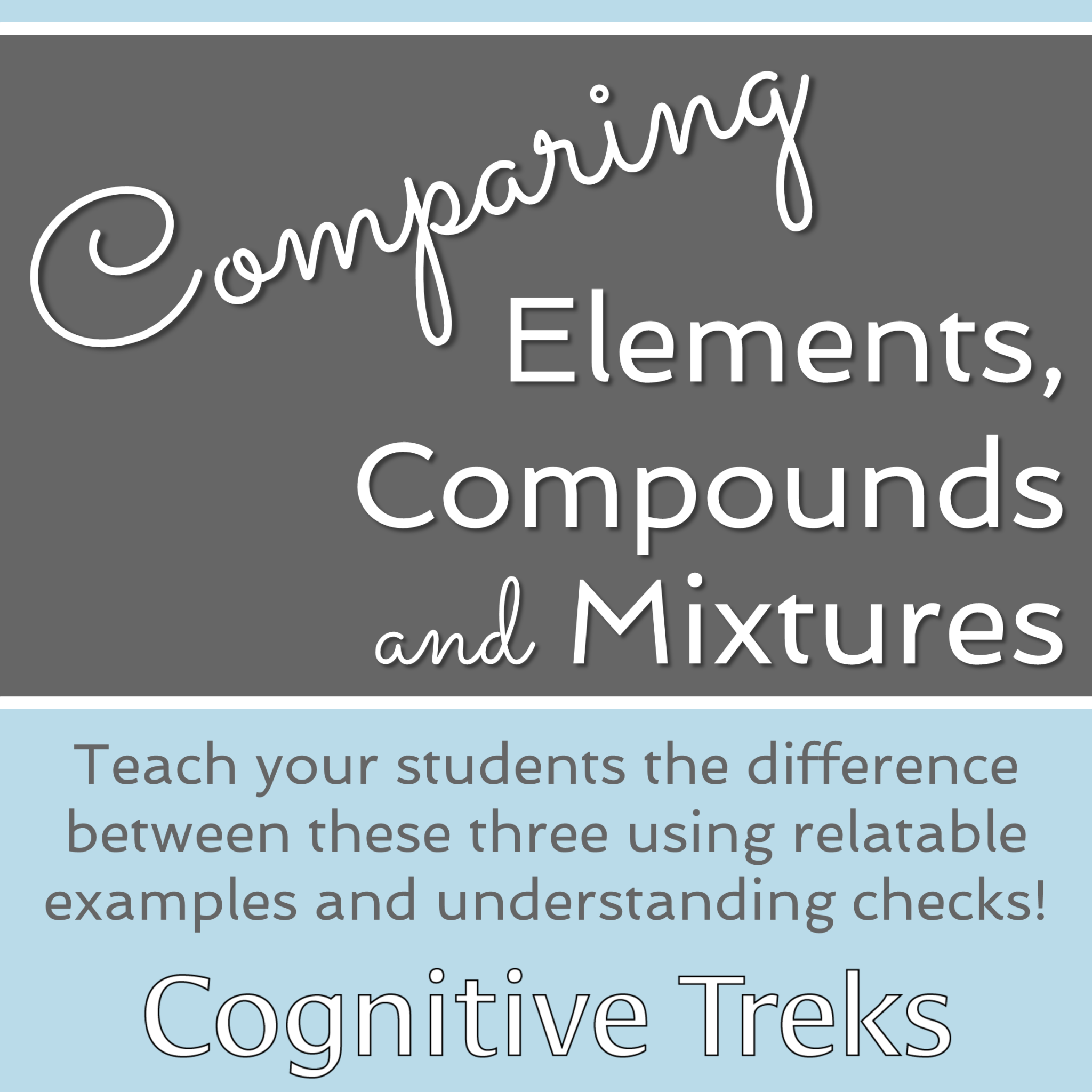 Chemistry | Comparing Elements, Compounds & Mixtures | Lesson & Notes ...