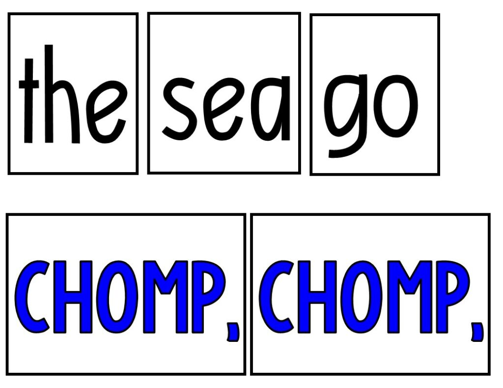 The Sharks in the Sea {Pocket Chart Song} | Made By Teachers