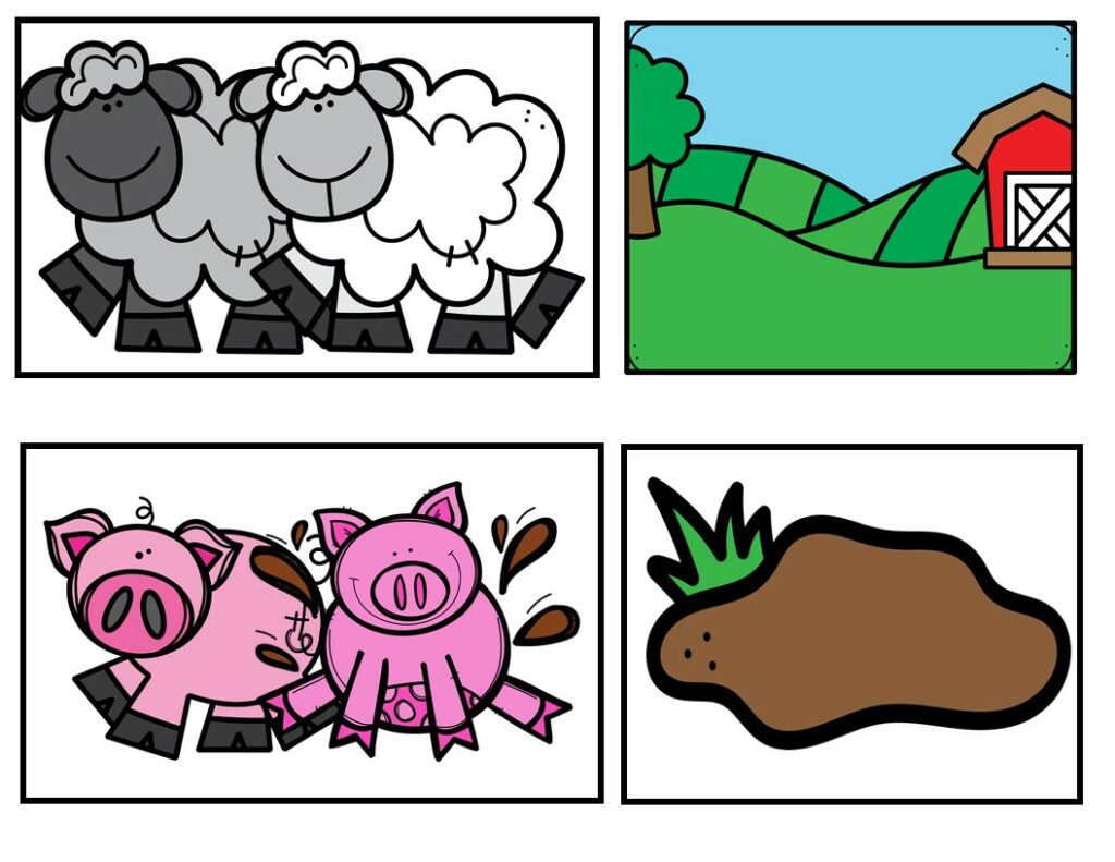 The Cows in the Barn {Pocket Chart Song} | Made By Teachers