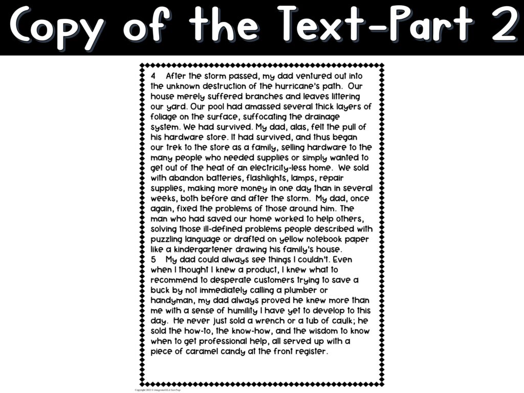 Reading Test Prep PRACTICE TEST Standardized Test Practice Nonfiction ...