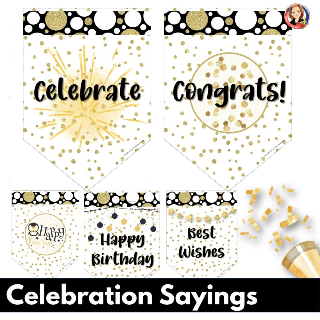 Classroom Decor Custom Banners and Party Pennants | Made By Teachers