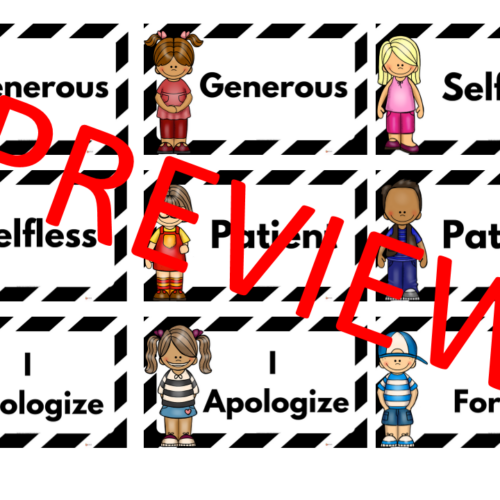 Character Traits Affirmation Tags | Made By Teachers