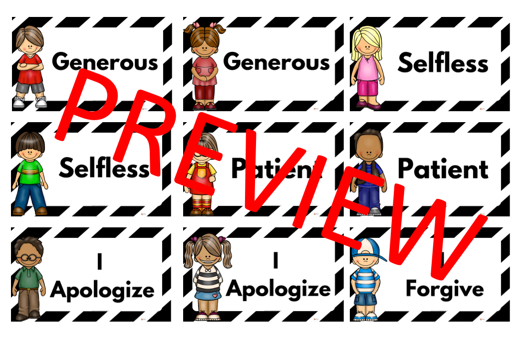 Character Traits Affirmation Tags | Made By Teachers