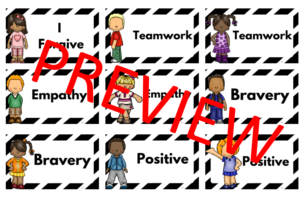 Character Traits Affirmation Tags | Made By Teachers