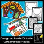 Design a Gingerbread House Christmas Drawing Activity Art Sub | Made By ...