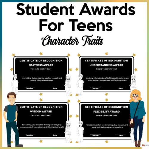 Student Awards Character Traits for Teens and Kids | Made By Teachers