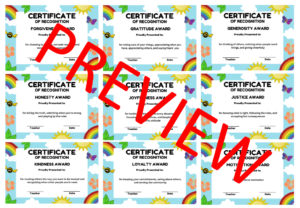 Student Awards Character Traits For Kids | Made By Teachers