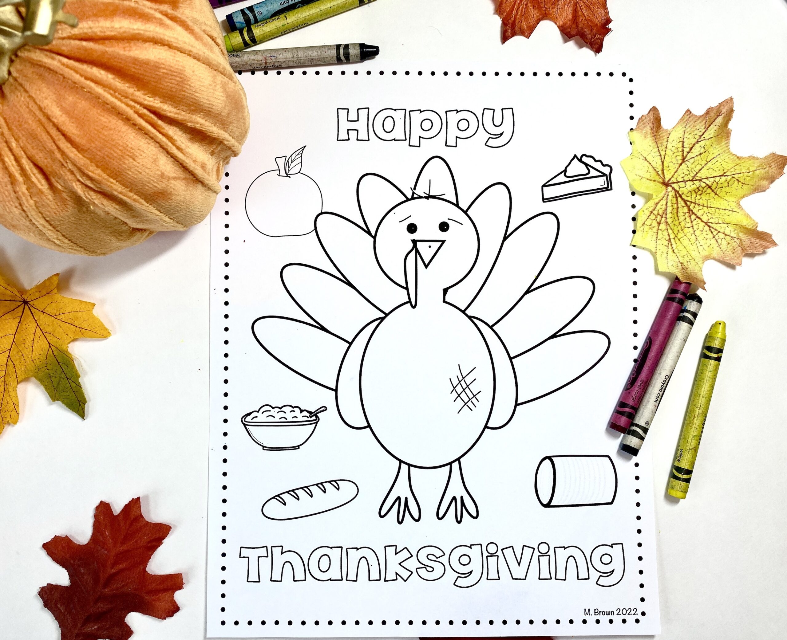 FREE Thanksgiving Coloring Pages | Made By Teachers