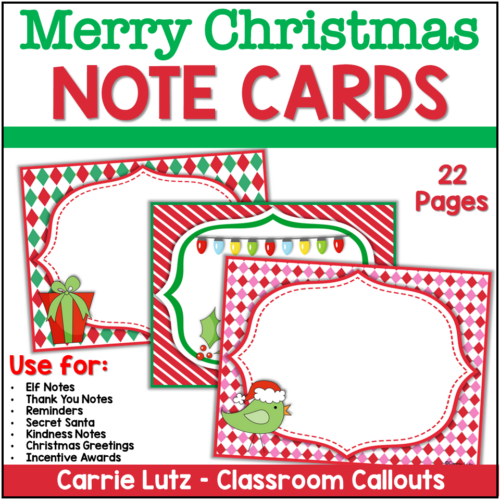 Classroom Elf Notes | Made By Teachers