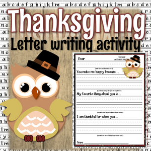Thanksgiving Writing For Fourth Grade