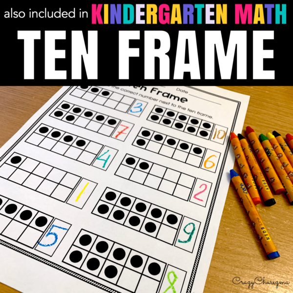 Ten Frame Practice Worksheets Numbers 1-10 | Made By Teachers