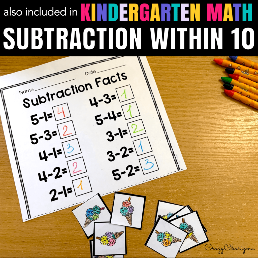 Subtraction to 10 Worksheets | Made By Teachers