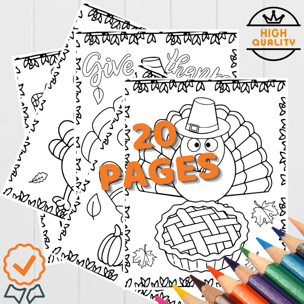 Turkey Thanksgiving Coloring Pages | Made By Teachers