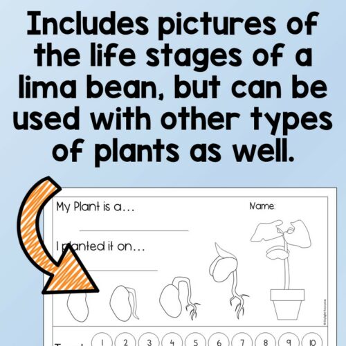 Activities for Growing Lima Beans | A Chart to Track the Days | Made By ...