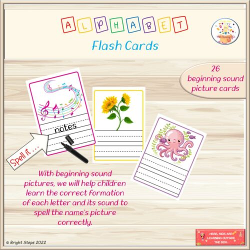 Alphabet Tracing Printable Flash Cards For Lovely Kids | Made By Teachers