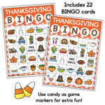 THANKSGIVING Bingo Game for Powerpoint | Made By Teachers