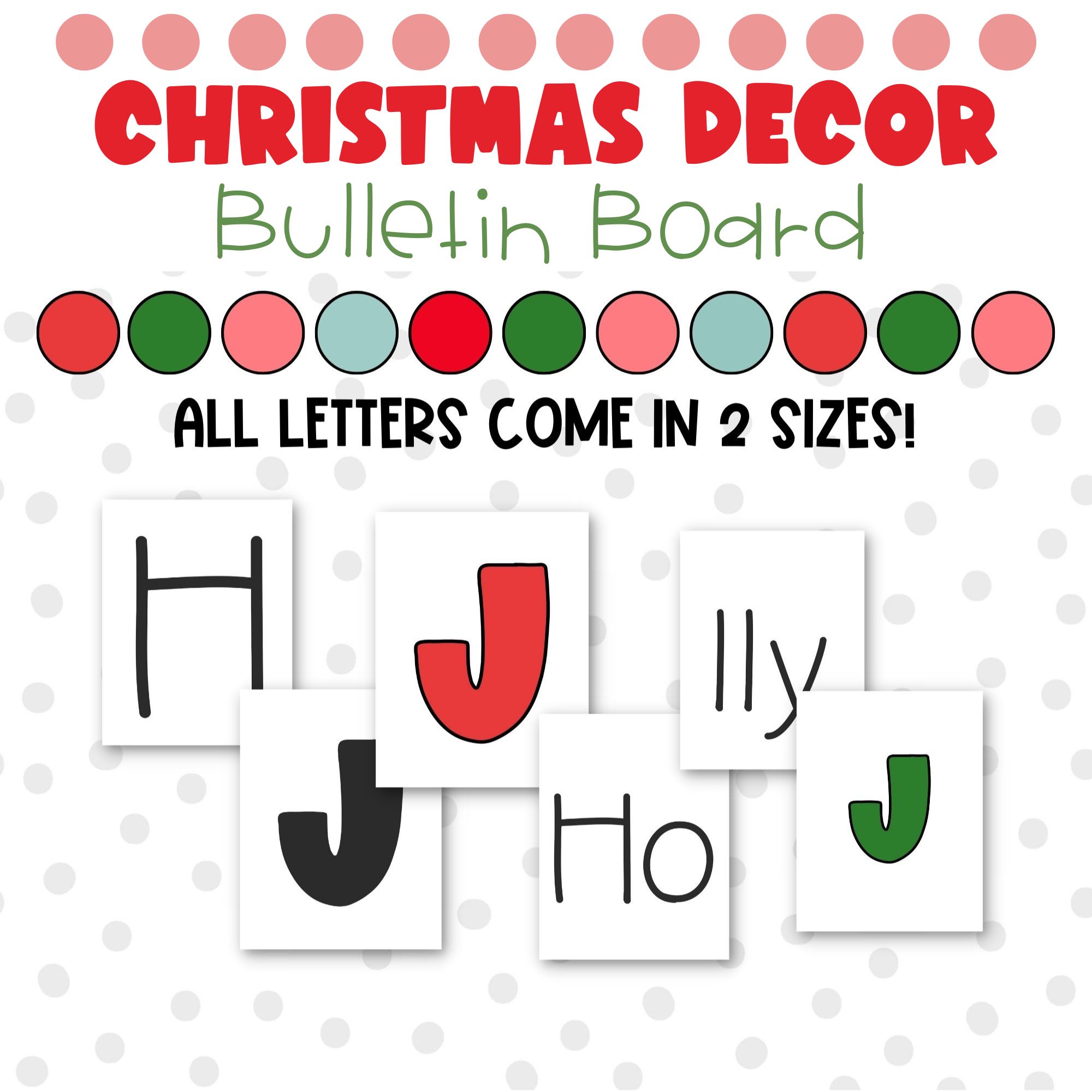 Holly Jolly Christmas Bulletin Board, Classroom Decor, and Door Decor ...
