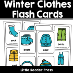 12 Winter Clothes Flash Cards | Made By Teachers