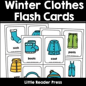 12 Winter Clothes Flash Cards | Made By Teachers