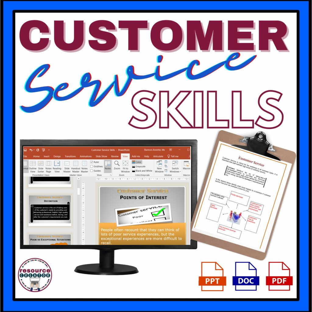 Customer Service Skills PowerPoint and Activities - Editable | Made By ... Customer Service Skills PowerPoint and Activities - Editable | Made By ...