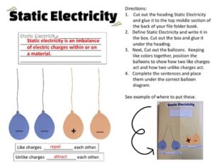 Electricity File Folder Notes With Answer Guide | Made By Teachers