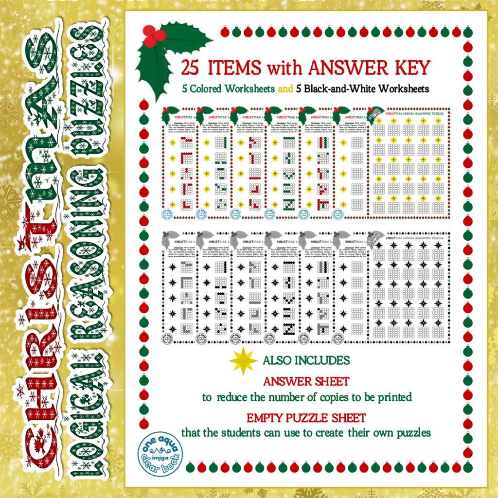 CHRISTmas Logical Reasoning Puzzles | Made By Teachers