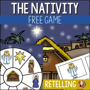Christmas Nativity Craft and Game Activity Freebie | Made By Teachers