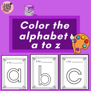 Alphabet Coloring Pages Lowercase Letters Worksheets | Made By Teachers