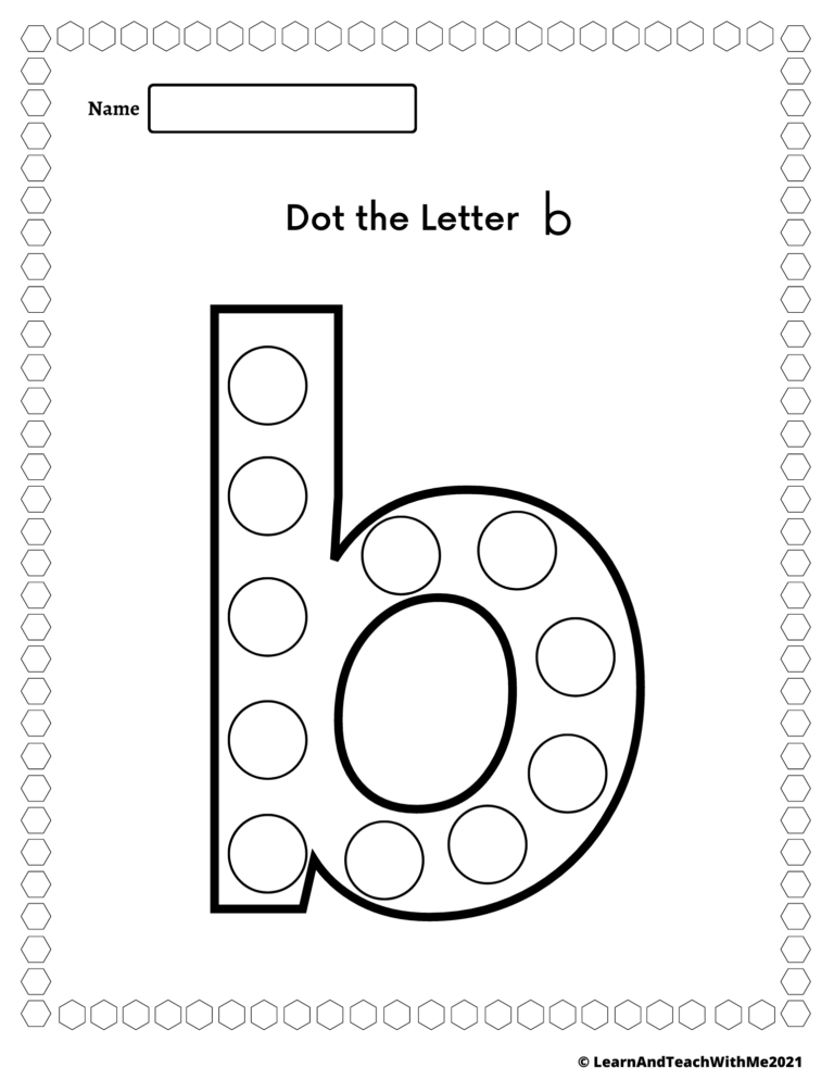 Lowercase Letters Dot Marker Worksheets | Made By Teachers