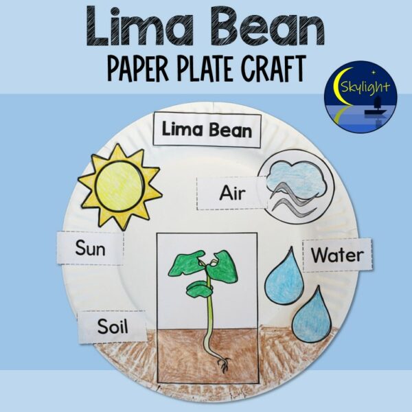 Lima Bean Paper Plate Craft Activity | What My Plant Needs to Grow ...