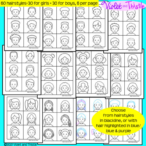 Directed Drawing Self Portrait Template Back to School Write Learn How ...