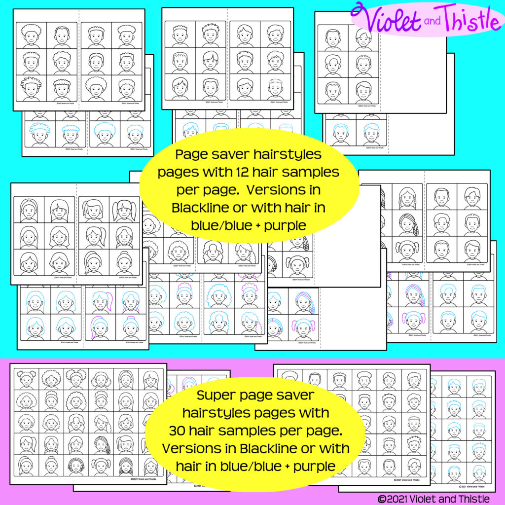 Directed Drawing Self Portrait Template Back to School Write Learn How ...