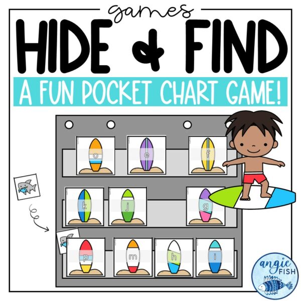 Pocket Chart Games | Pocket Chart Activities | Alphabet Hide and Seek ...
